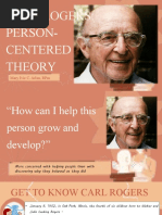 Person-Centered Theory (Carl Rogers) | PDF | Self Concept | Psychological Concepts