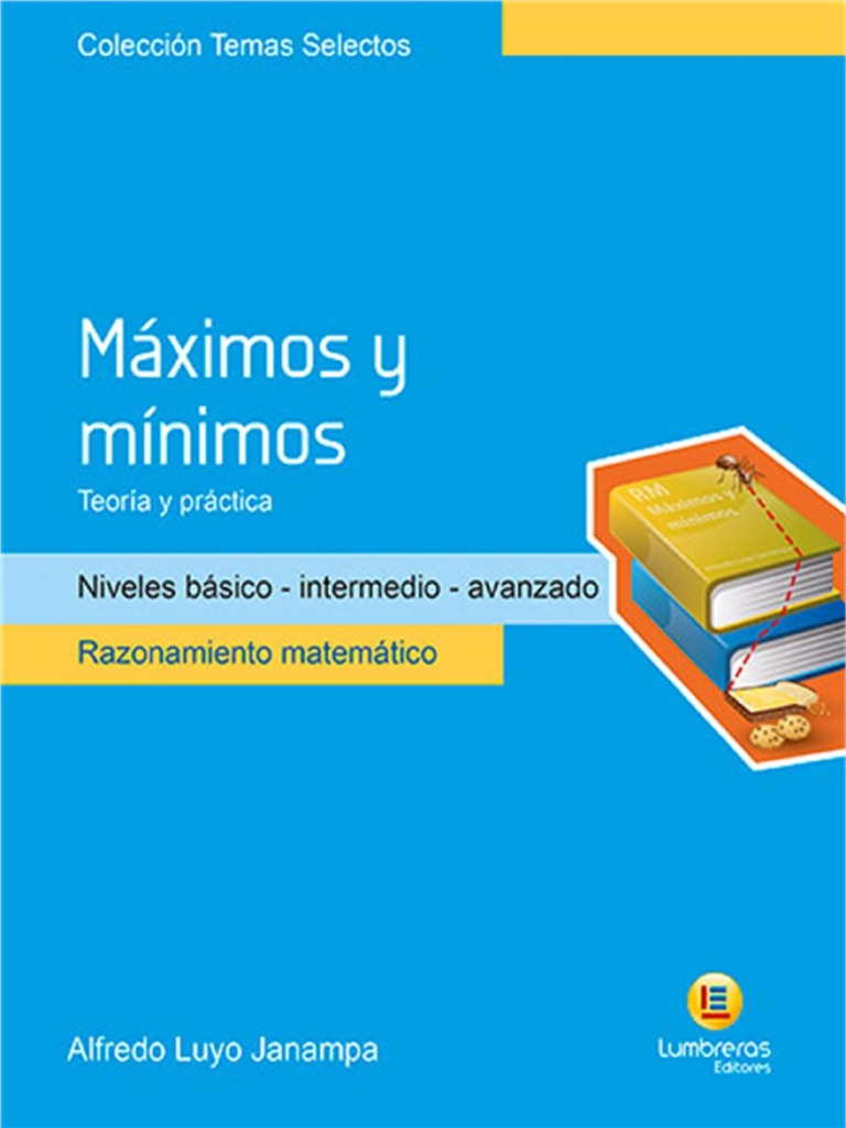 Razonamiento Matemático. Máximos y Mínimos | PDF