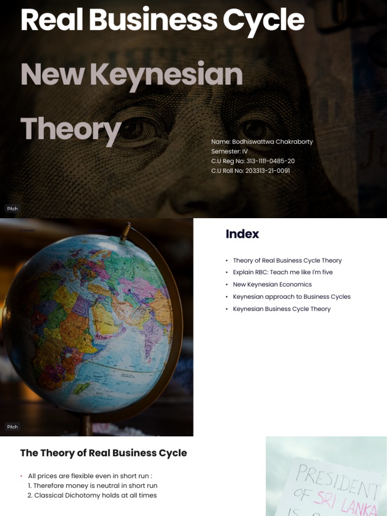 Real Business Cycle New Keynesian Theory | PDF | Business Cycle ...