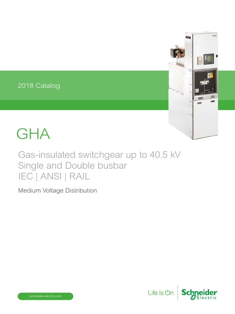 Schneider GHA | PDF | Electrical Substation | High Voltage