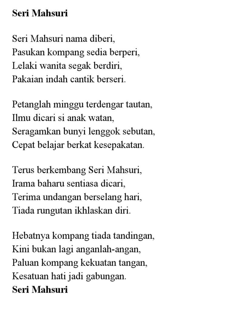 Seri Mahsuri | PDF
