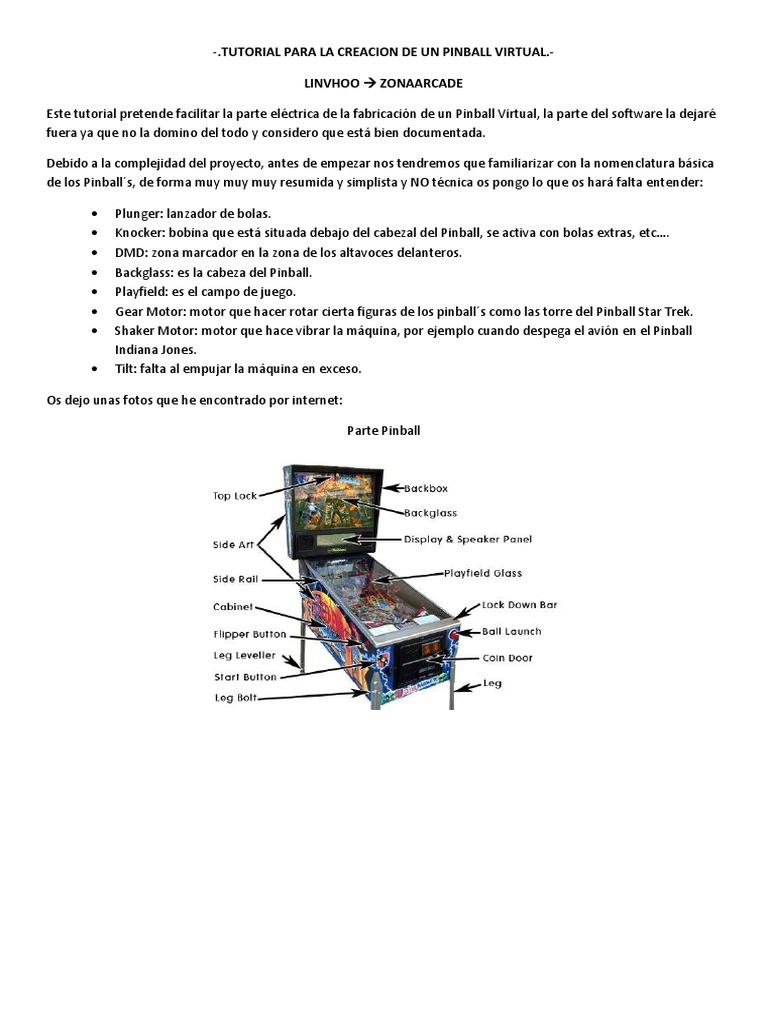 Tutorial Pinball Virtual | PDF