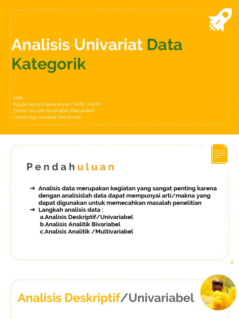 9. Analisis Univariat Data Kategorik | PDF