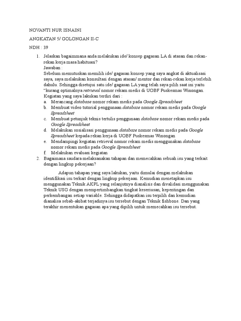 NDH 39 - Novanti Nur Isnaini | PDF