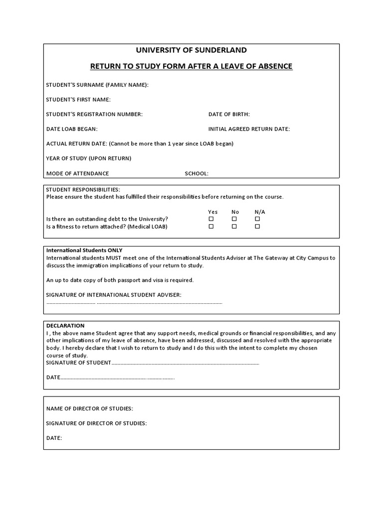 Blank RTS Form | PDF