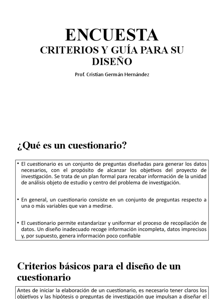 Guía para Diseñar Encuestas para Niños | PDF