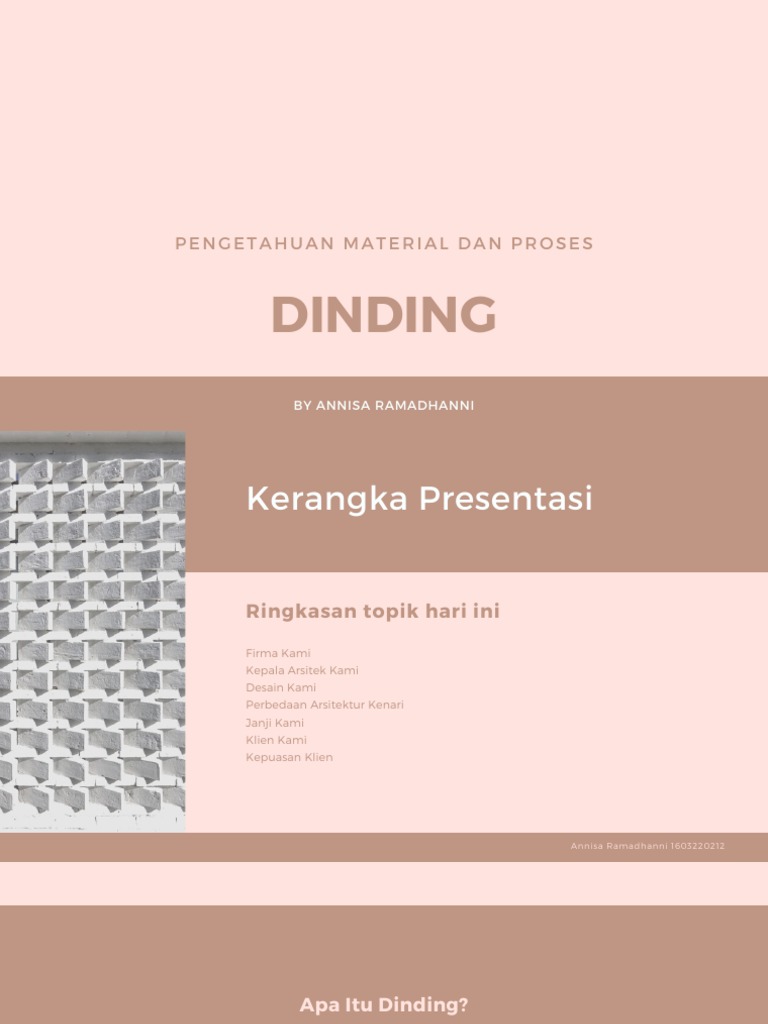Dinding Hebel | PDF | Seni