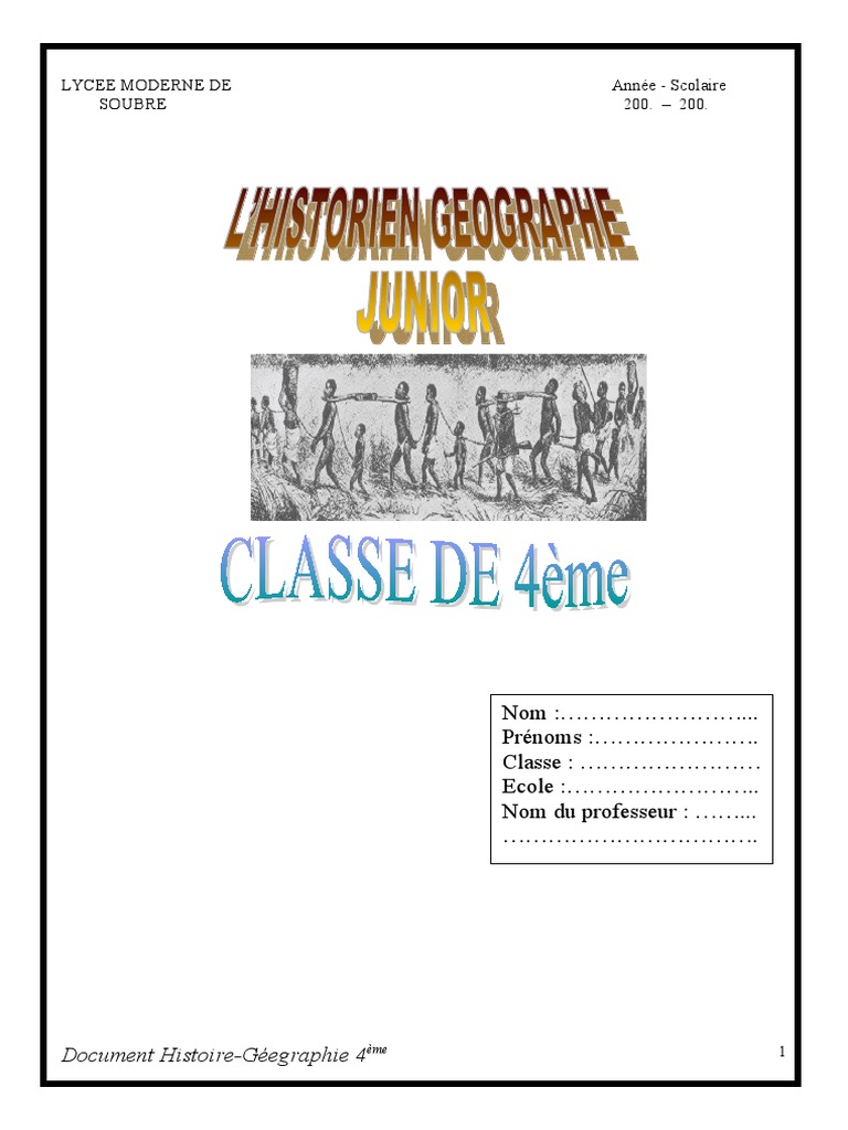 HIST GEO 4è | PDF | Union européenne | Communes de France