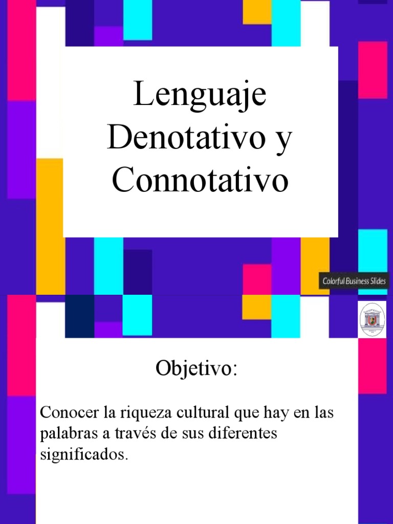 Lenguaje Denotativo y Connotativo 222 | PDF | Palabra | Cognición