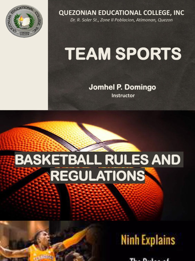 Pe4 Basketball Rules and Regulations | PDF | Sports Rules And ...
