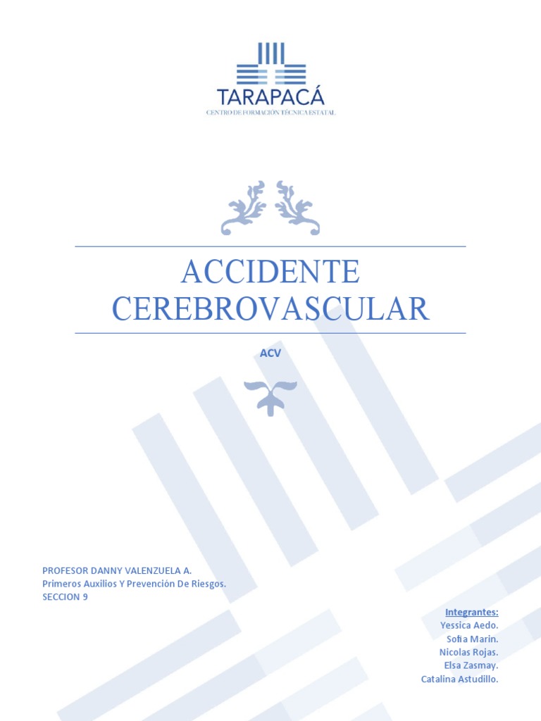 Informe ACV | PDF | Carrera | Isquemia