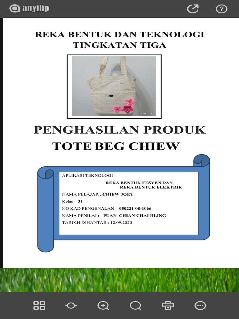 RUJUKAN FOLIO PT3 RBT TG 3 (Tote Beg Chiew ) 2 | PDF