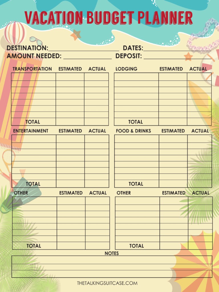 Family-Vacation-Budget-Planner-PDF | PDF