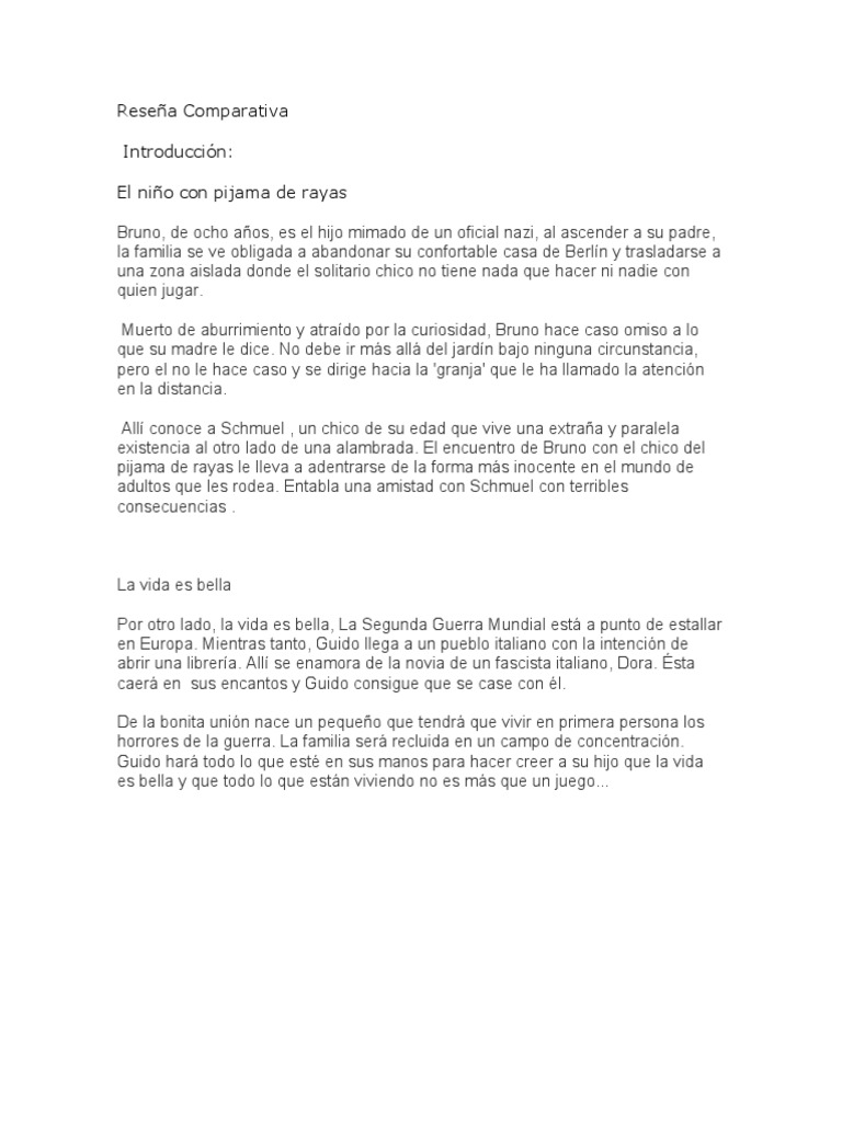 Reseña Comparativa | PDF