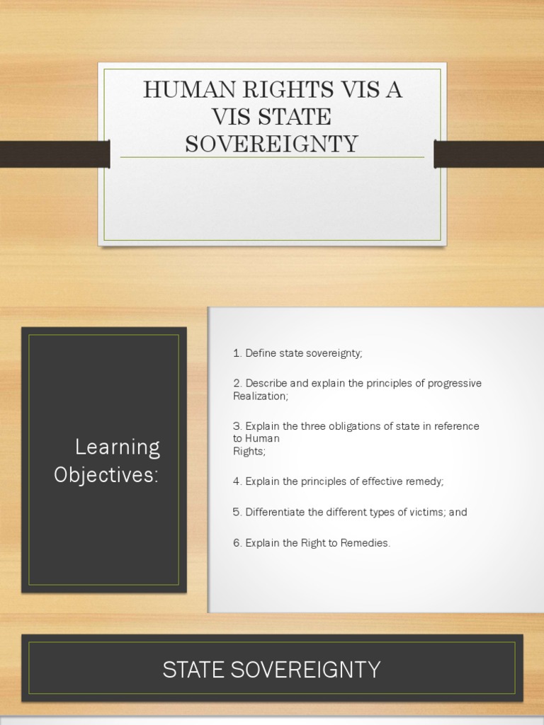 Chapter 2 Human Rights Vis A Vis State Sovereignty | PDF | Sovereign ...