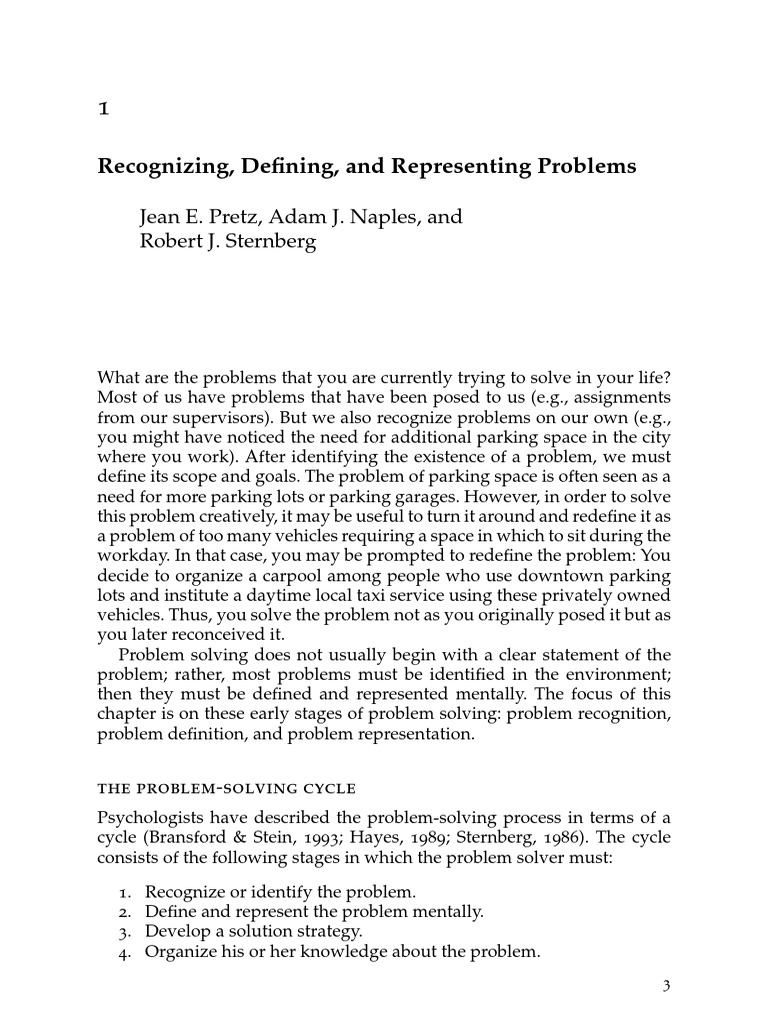 Stages of Problem Solving in Psychology | PDF | Expert | Insight