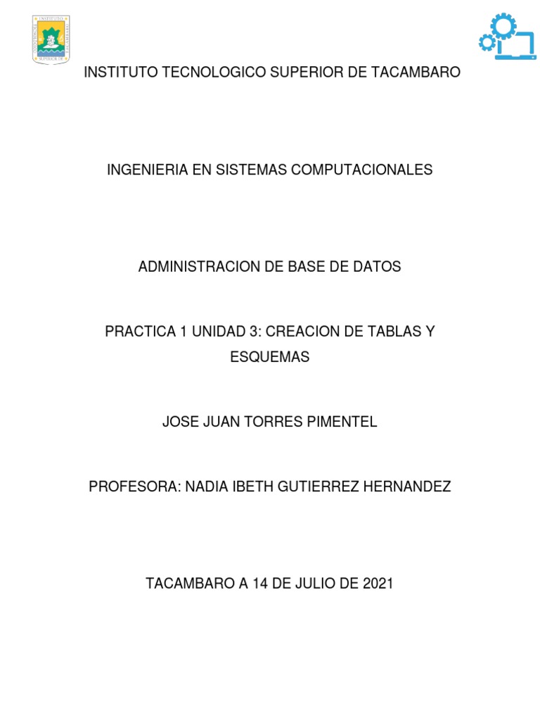 U3 - Practica 1 - 140721 | PDF