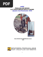 Pedoman Uji CBR dengan DCP | PDF