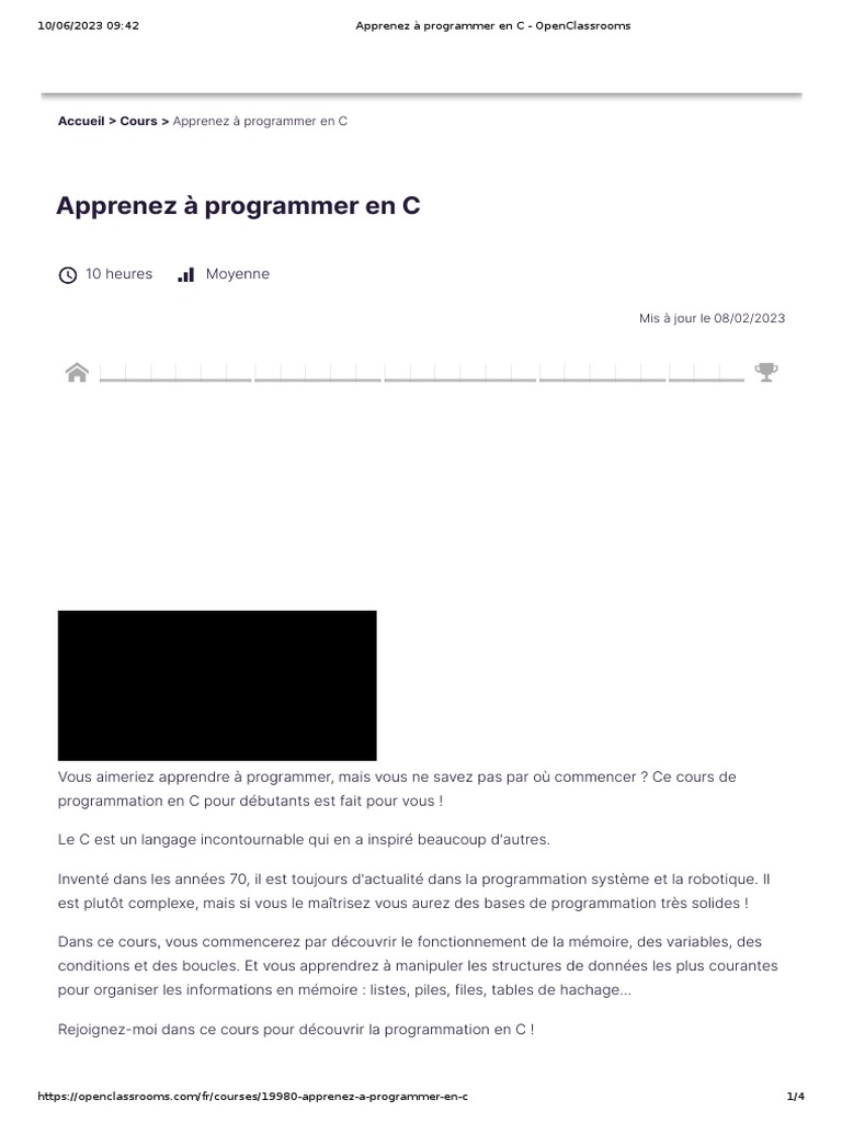 Apprenez à programmer en C | PDF | Programmation informatique | Pointeur (programmation)