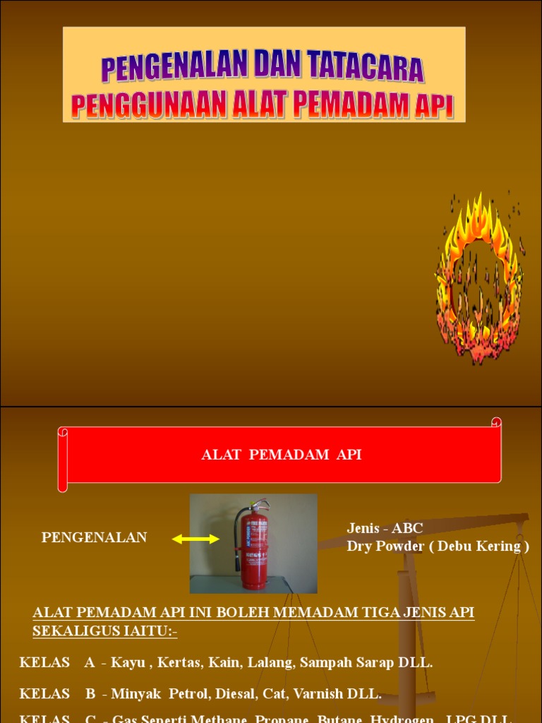 Alat Pemadam Api (APA) TINIE | PDF