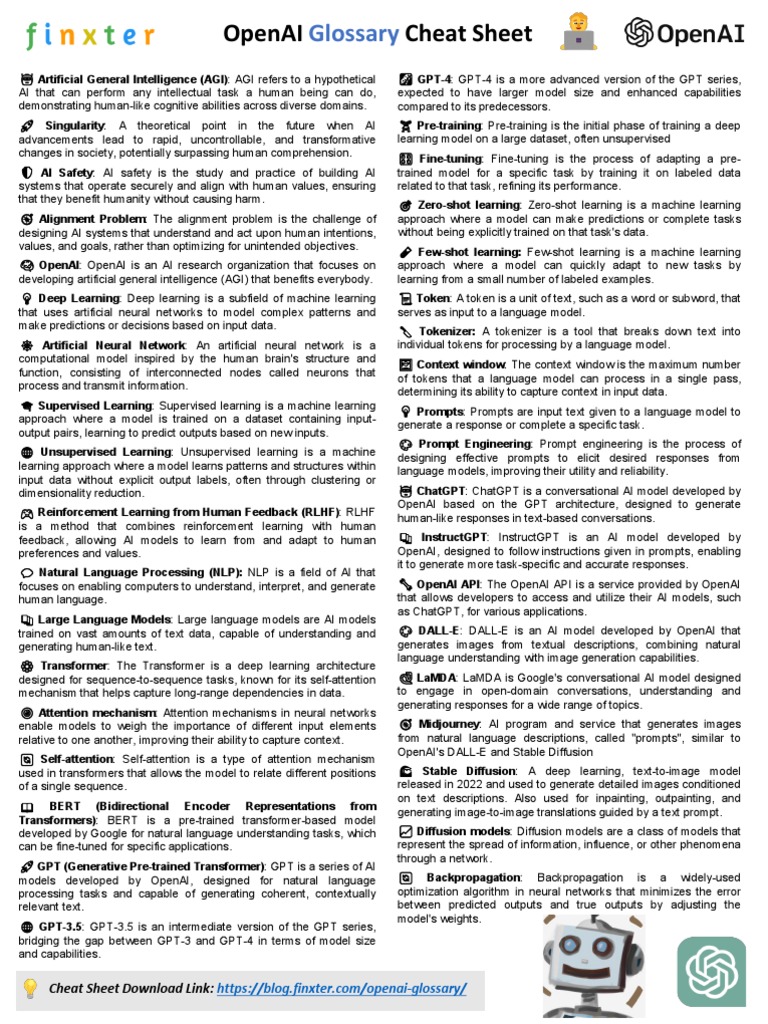 OpenAI Glossary | Download Free PDF | Artificial Intelligence ... OpenAI Glossary | Download Free PDF | Artificial Intelligence ...
