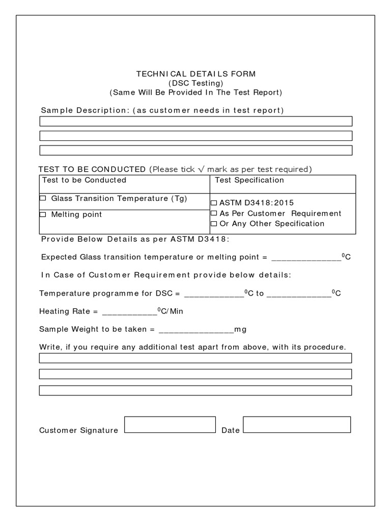 Glass Transition Temperature (TG) - MSDE | PDF
