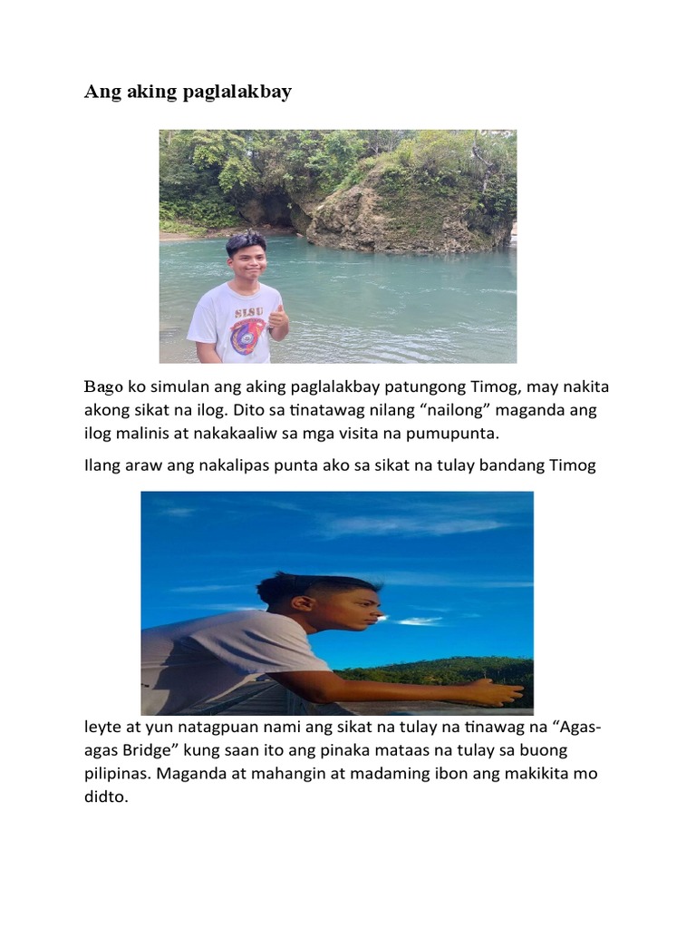 Ang Aking Paglalakbay | PDF