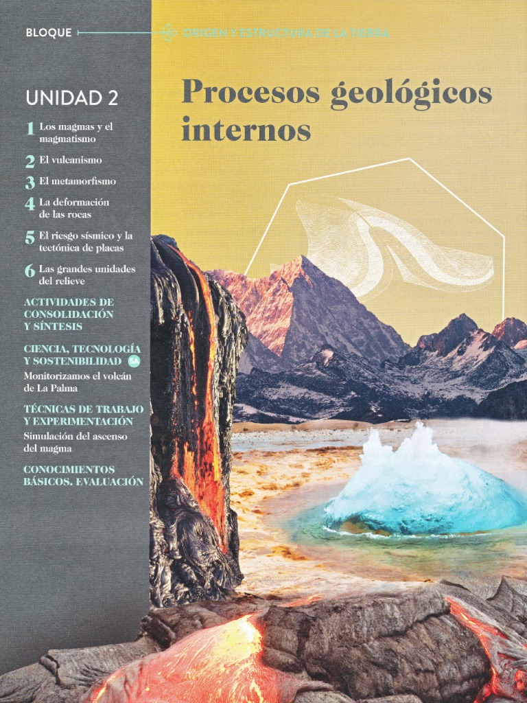 Tema 2 - Procesos Geológicos Internos PRESENTACIÓN | PDF | Volcán | Tipos de erupciones volcánicas