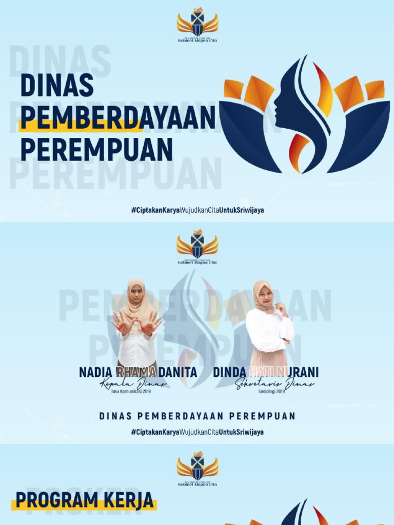 PROKER DINAS PEMBERDAYAAN PEREMPUAN - BEM KM FISIP Unsri | PDF | Ilmu Sosial