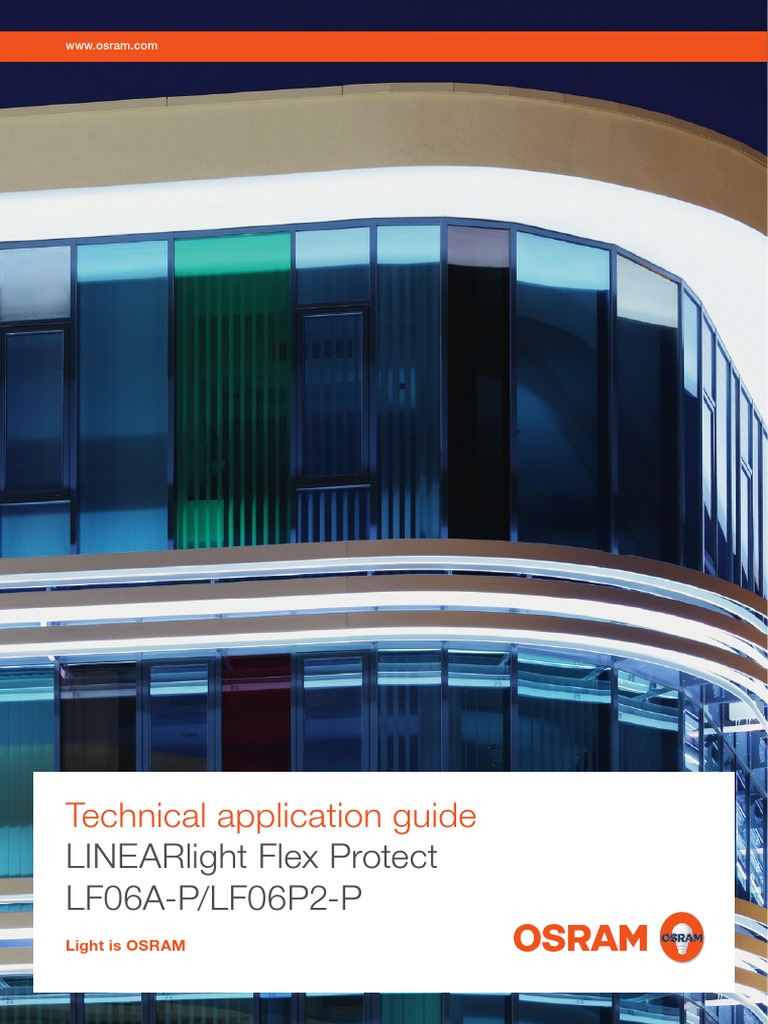 Technical Application Guide LINEARlight Flex Protect (GB) | PDF | Electrostatic Discharge ...