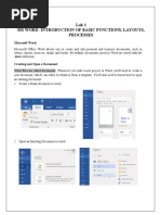 MS Word Complete Notes With Images (1) | PDF | Microsoft Word | Software