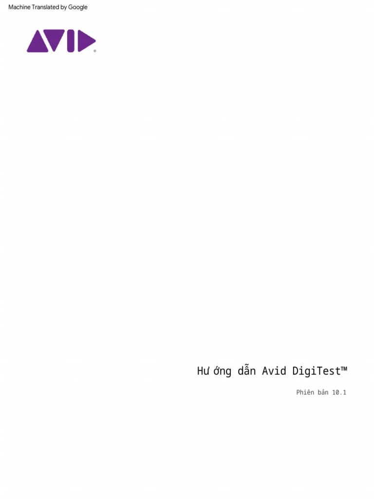 Avid DigiTest Guide 74630 | PDF