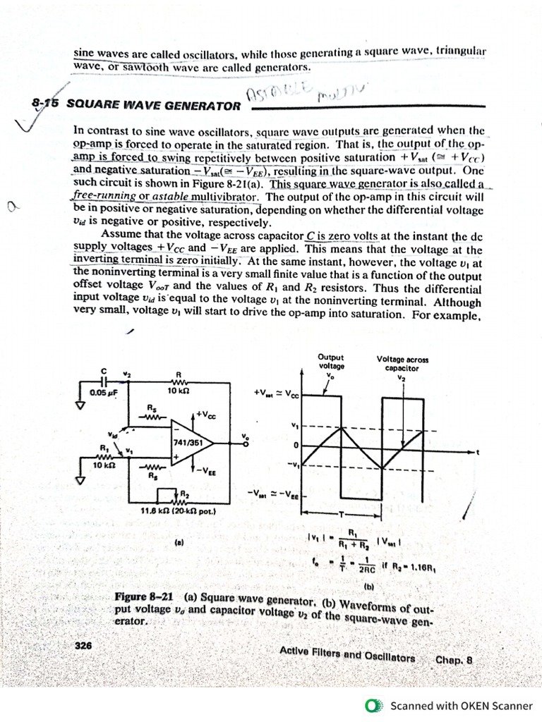 Non Sinusoidal Oscillators & Schmitt Trigger | PDF