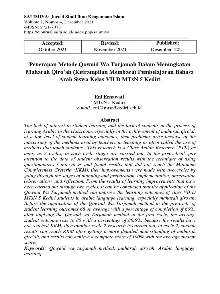 679-Article Text-2195-1-10-20220715 | PDF | Indonesian Language | Cognition