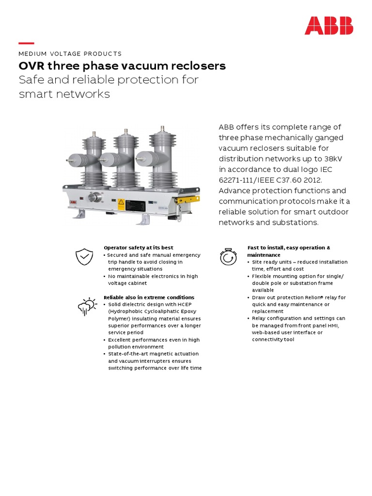 OVR Leaflet | PDF | Electrical Substation | Relay