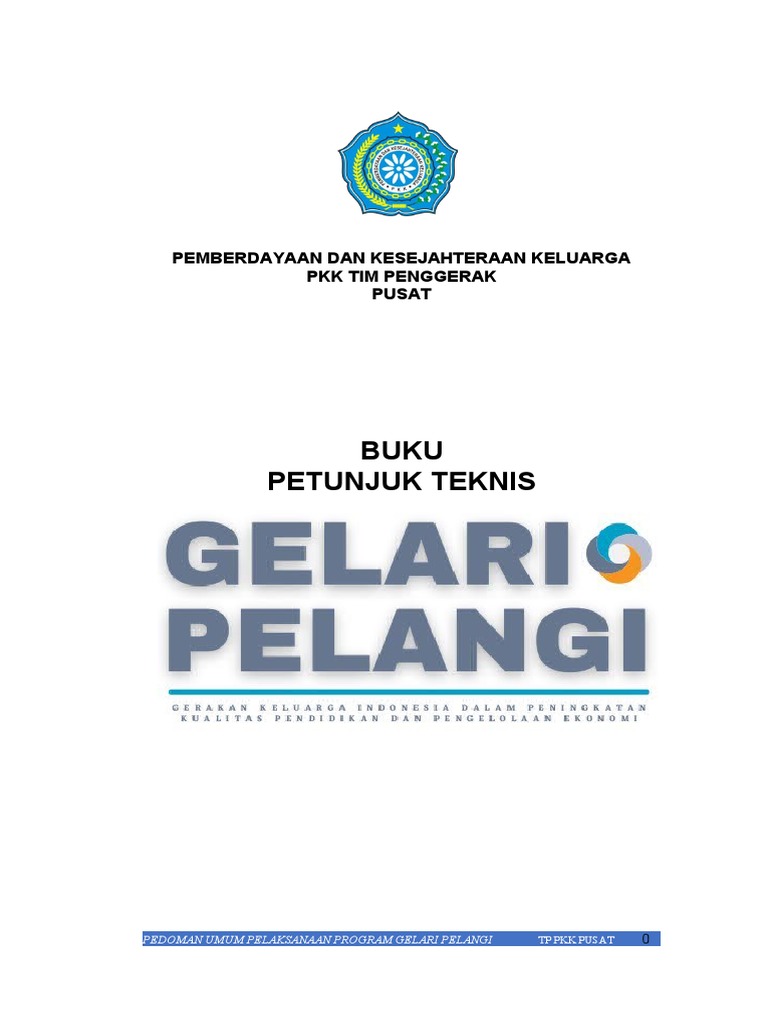 Buku Juknis Gelari Pelangi Pokja Ii1 | PDF