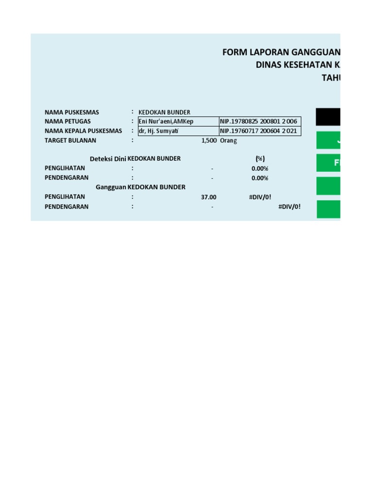 Form 2023 Laporan Program Gif PKM Kedokanbunder | PDF