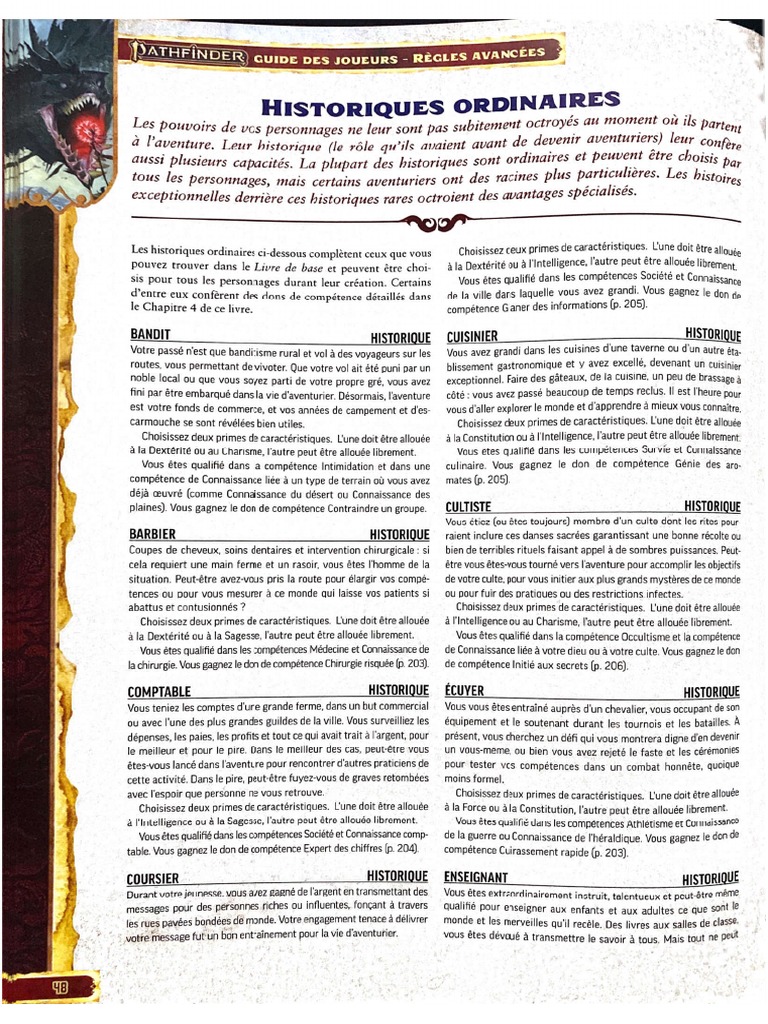 Historiques Supp | PDF