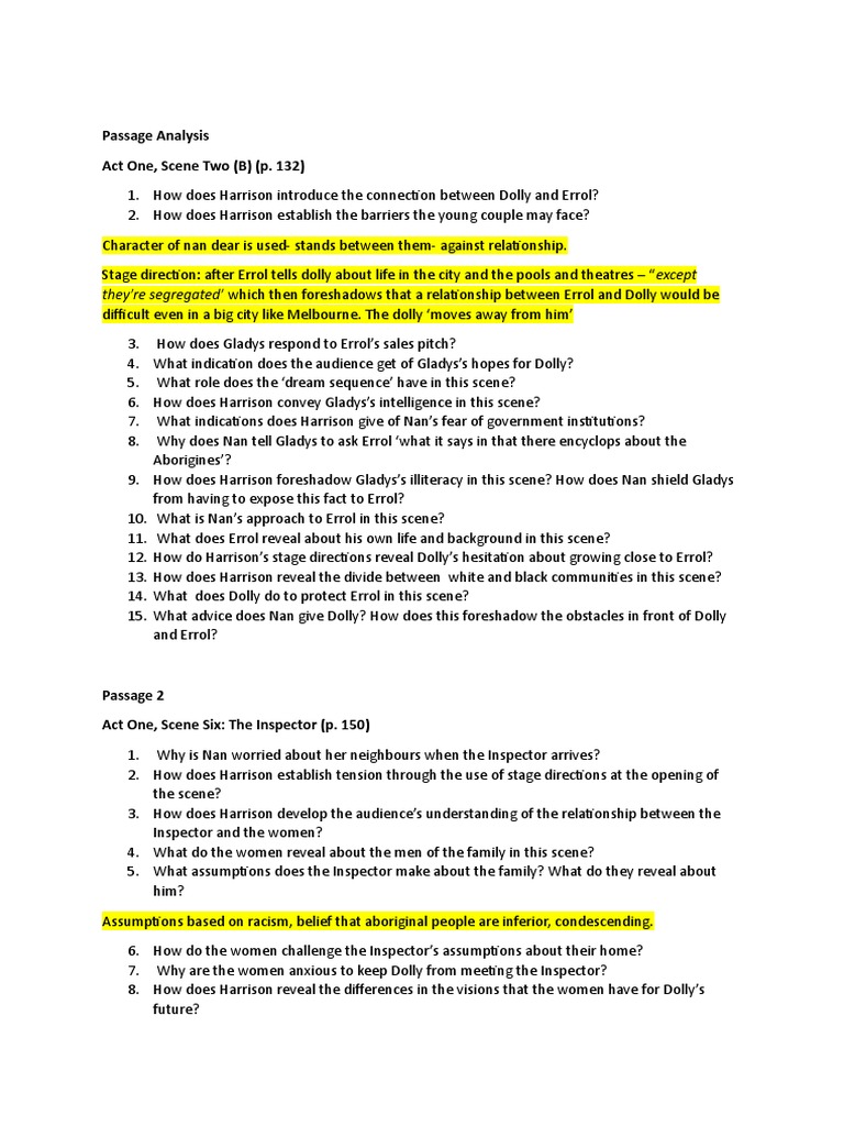 Passage Analysis | PDF