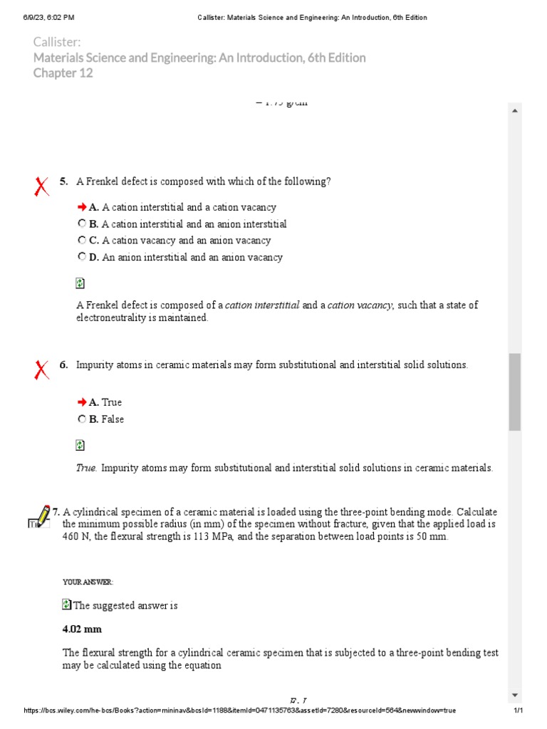Callister - Materials Science and Engineering - An Introduction, 6th ...