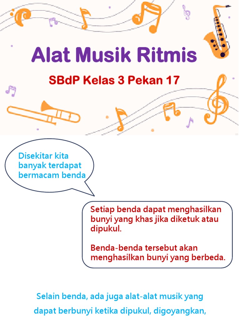 Alat Musik Ritmis dan Fungsinya | PDF