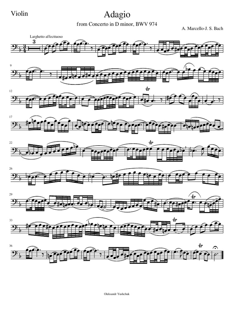 Adagio: Violin | PDF