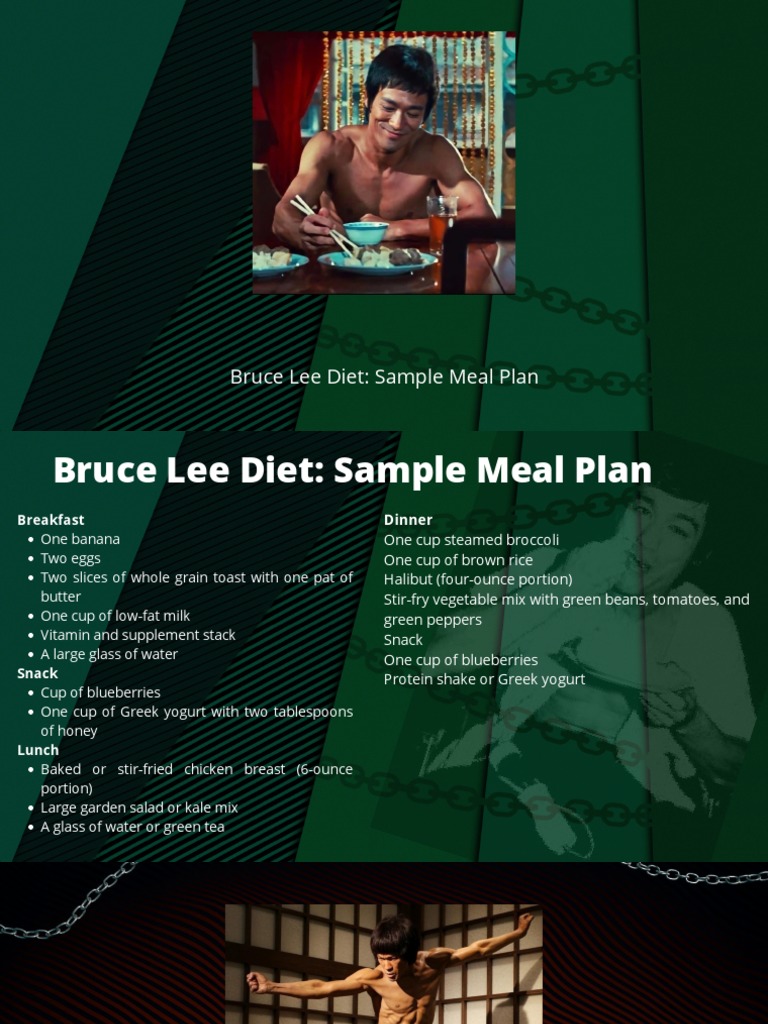Bruce Lee Program | PDF | Weight Training | Foods