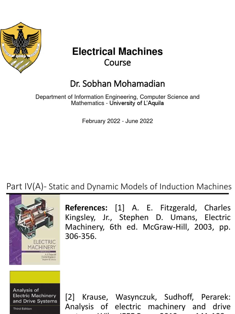 Induction And Permanent Magnets Synchronous Machines Pdf Electric Motor Electromagnetic