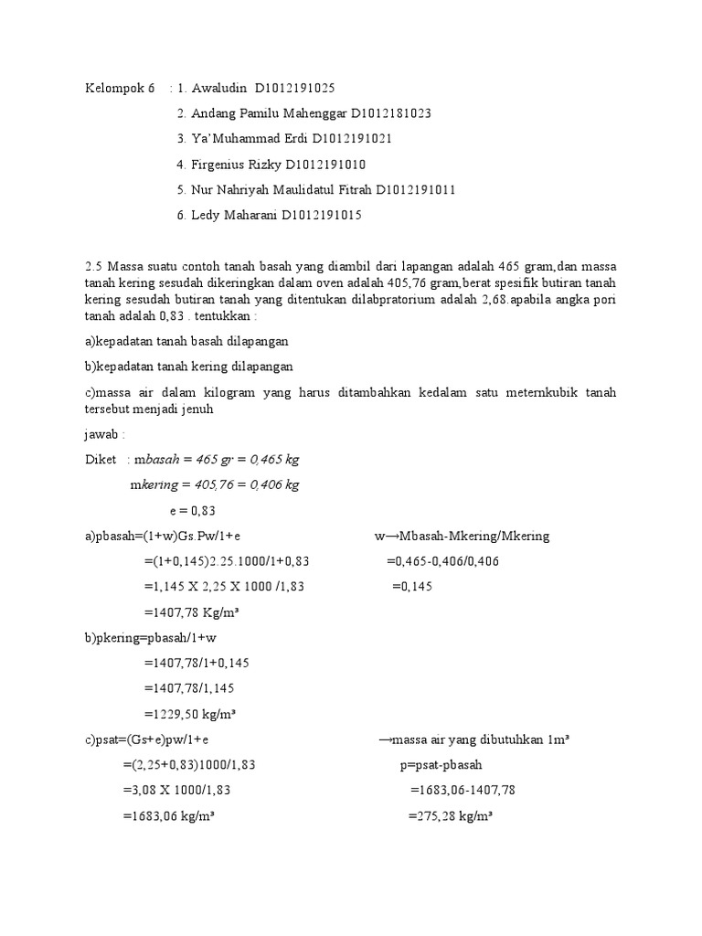 Mektan Kelompok 6 | PDF