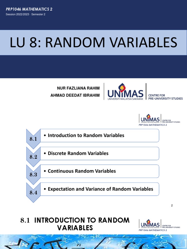 Understanding Random Variables in Mathematics | PDF | Probability ...