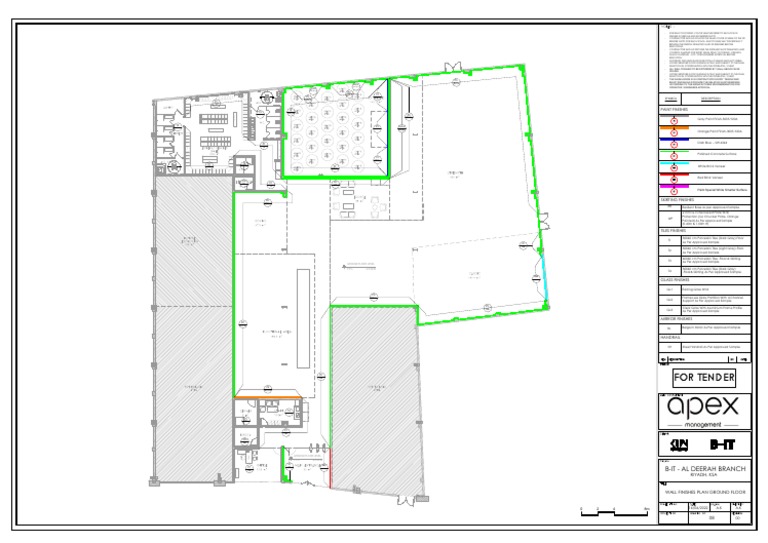 05 Wall Finishes Plan - Al Deerah | PDF | Structural Engineering ...