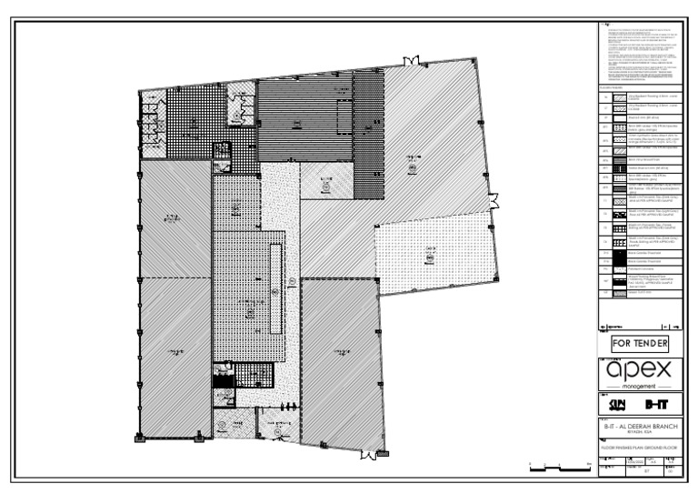 04 Floor Finishes Plan - Al Deerah | PDF | Flooring | Building Engineering
