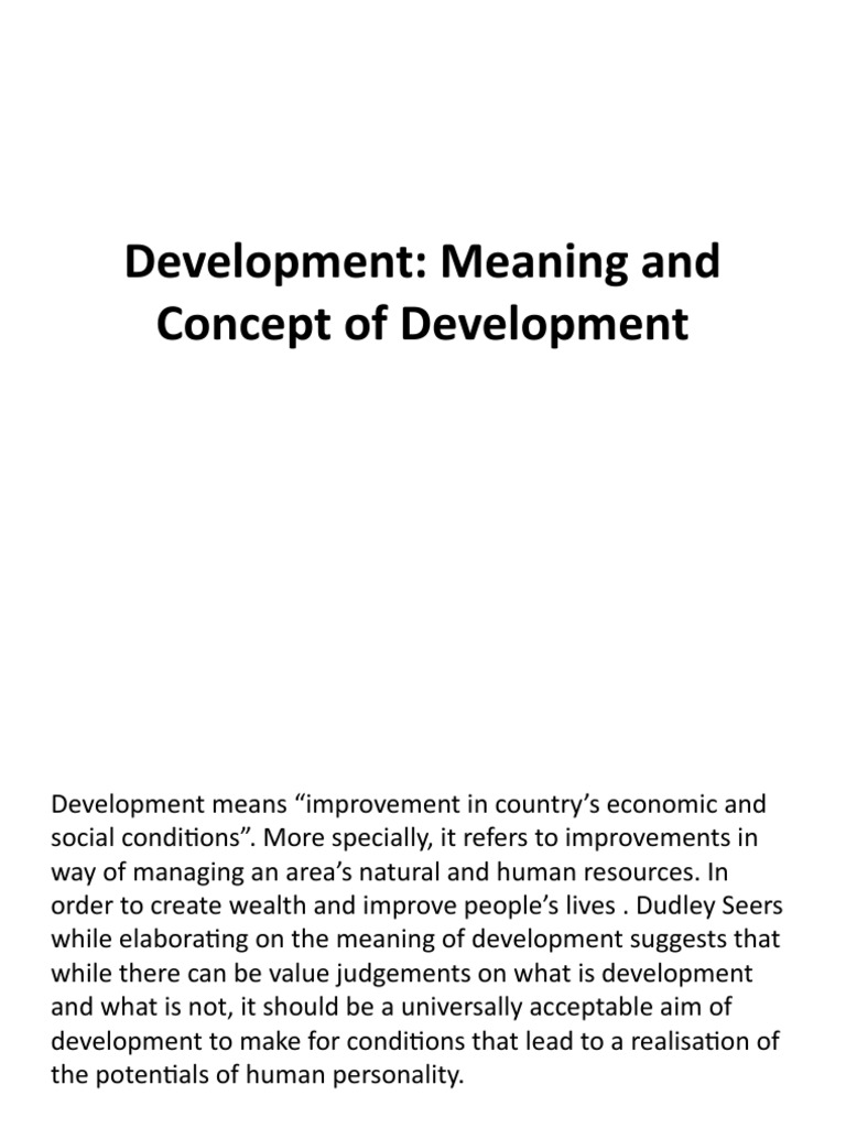 Development | Download Free PDF | Human Development Index | Economic Growth