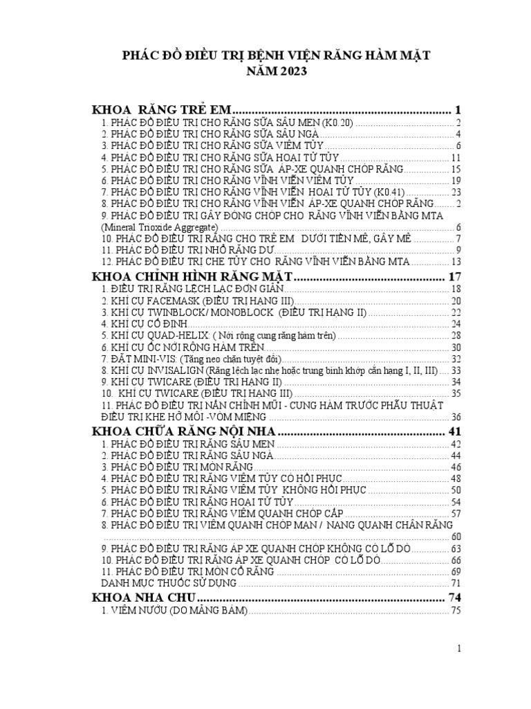 Phac Do Dieu Tri BV RHM 2023 | PDF